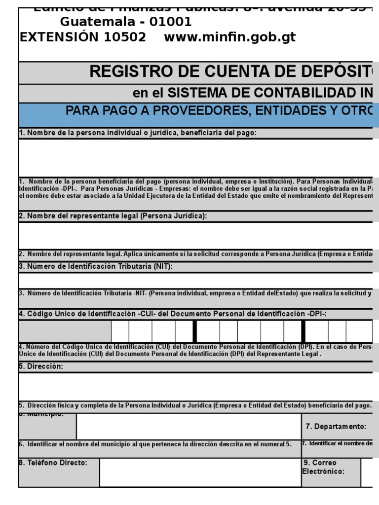 Formulario de Inventario de Cuentas FINANZAS | PDF | Bancos | Patentar