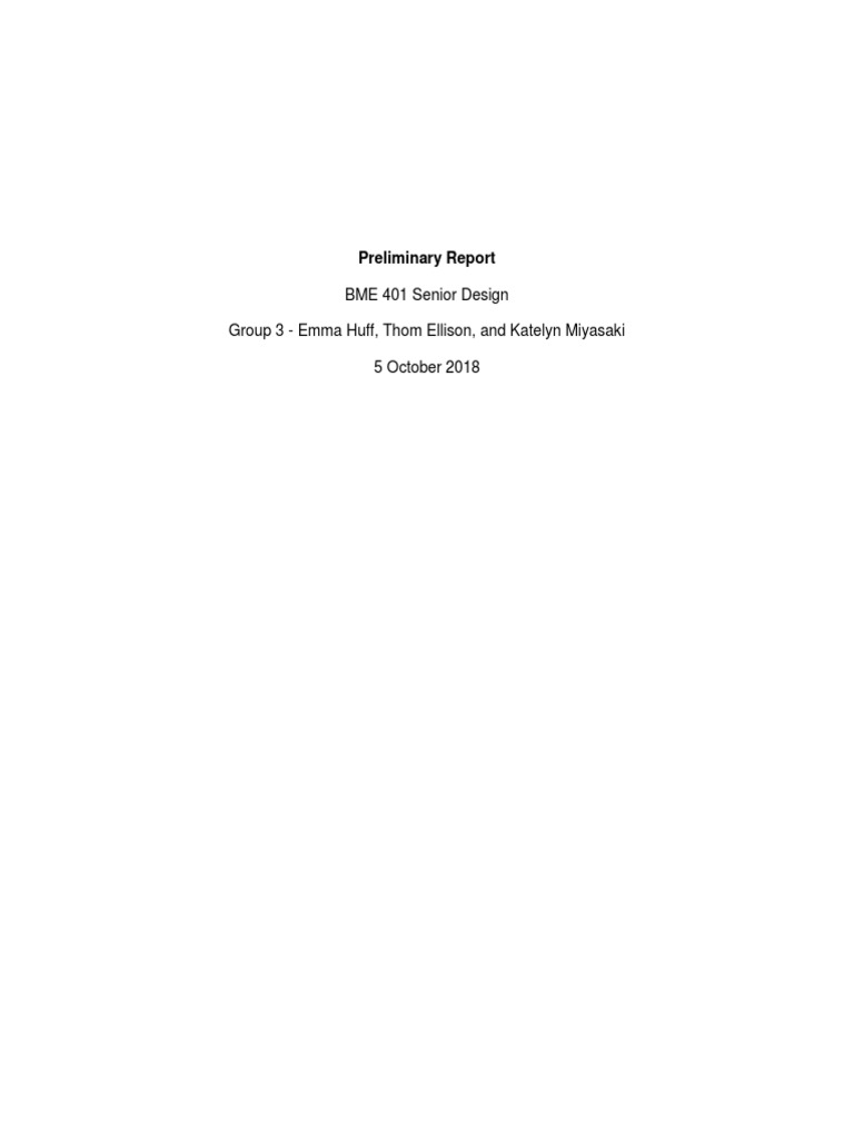 Preliminary Report Final | PDF | Wheelchair | Nature