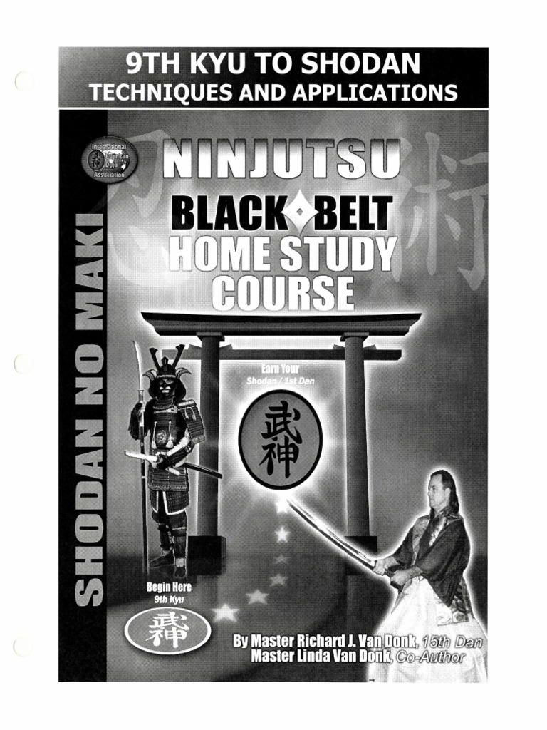 Ninjutsu Shodan Manual Part 3 PDF | PDF