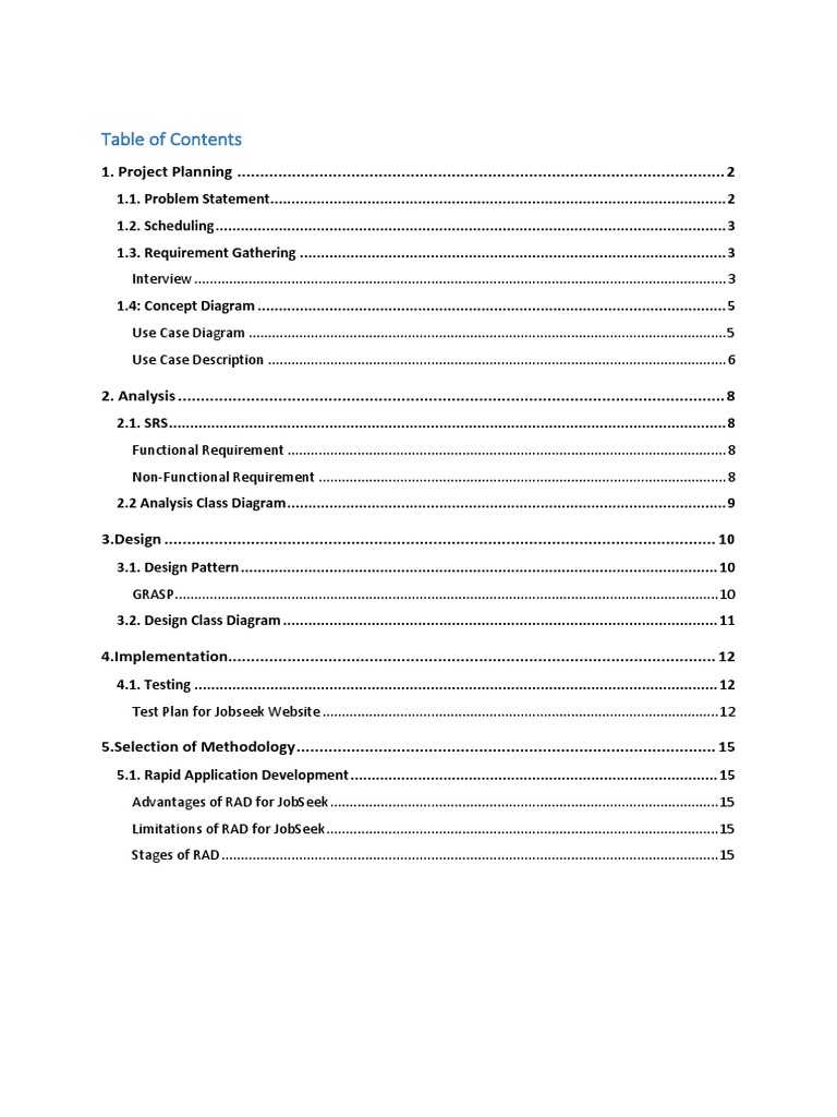 CCSIT - Student Project Report Template | PDF | Software Development Process | Use Case