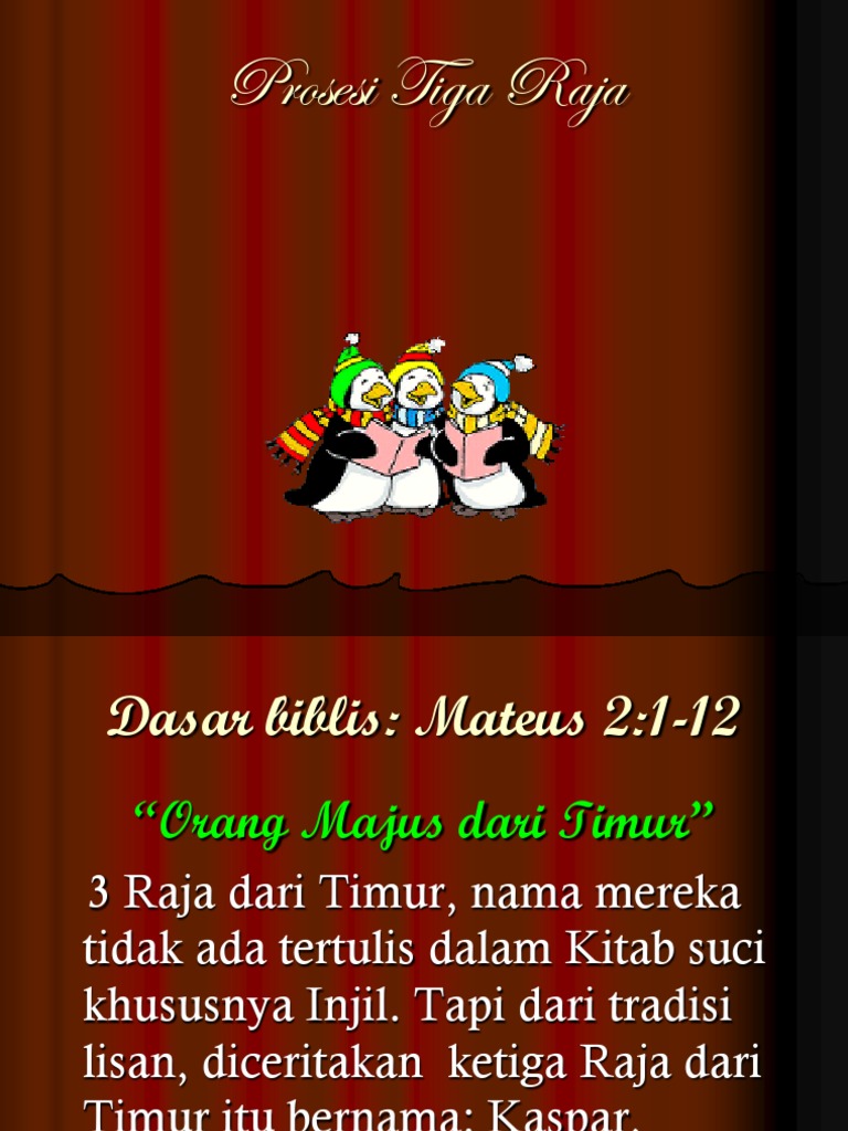 Prosesi Tiga Raja dan Hari Anak Misioner | PDF | Ilmu Sosial | Perjalanan