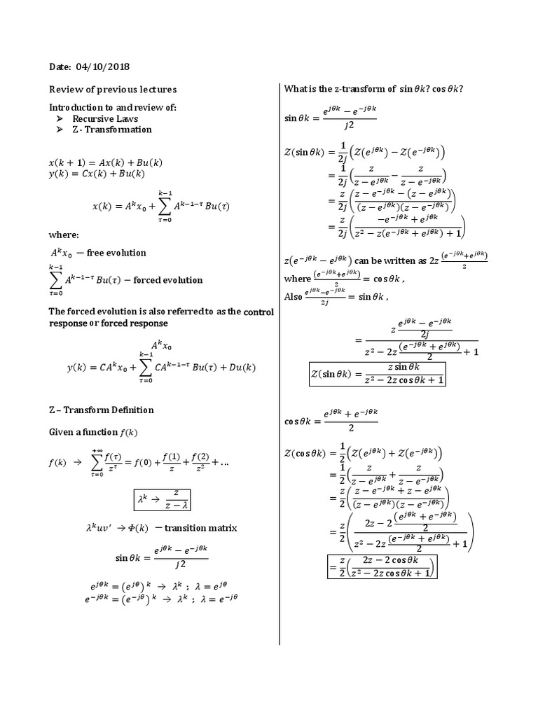 Review of Previous Lectures | PDF | Mathematical Concepts | Algorithms And Data Structures
