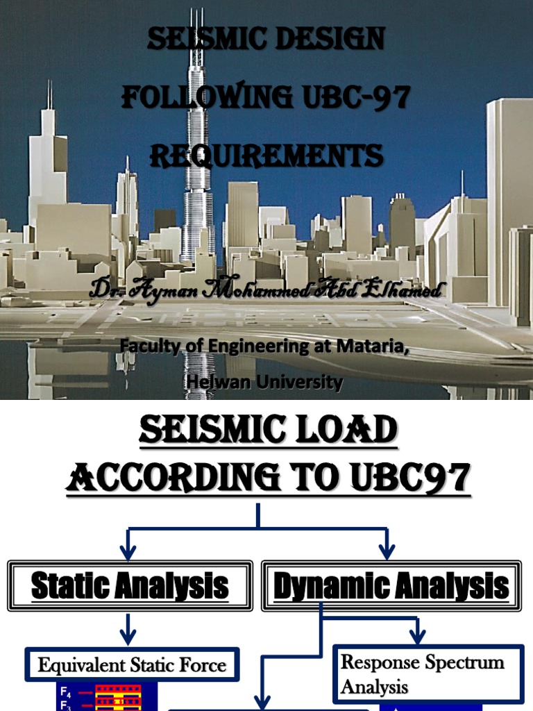 Seismic Design Ubc 97 PDF | PDF