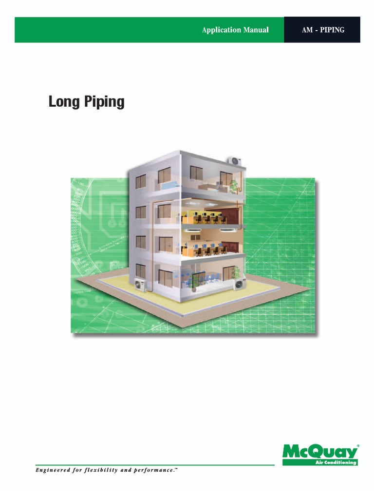 McQuay Long Piping Application Manual PDF | PDF