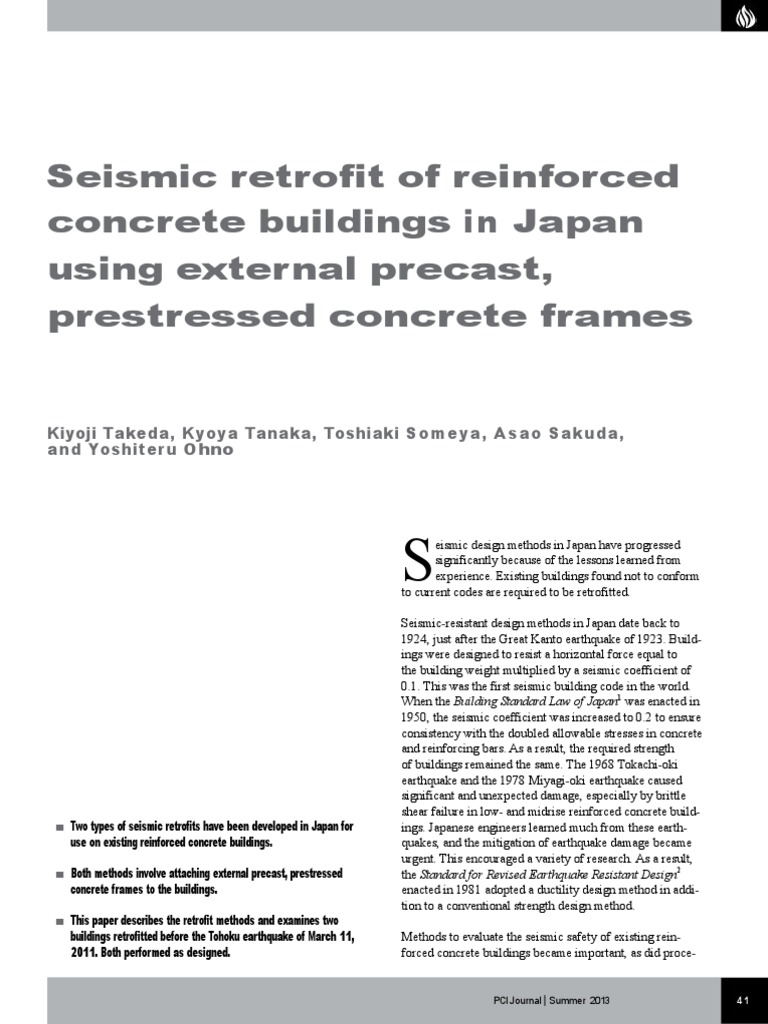 Seismic Retrofit of Reinforced Concrete Buildings in Japan Using ...
