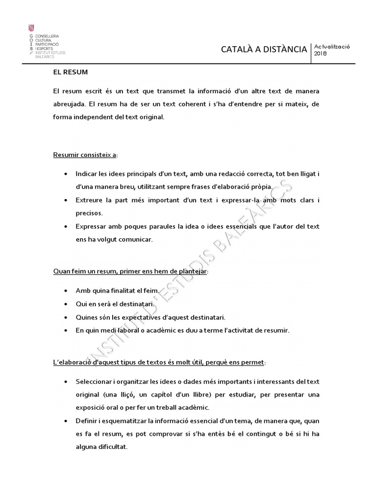 El Resum - Teoria | PDF