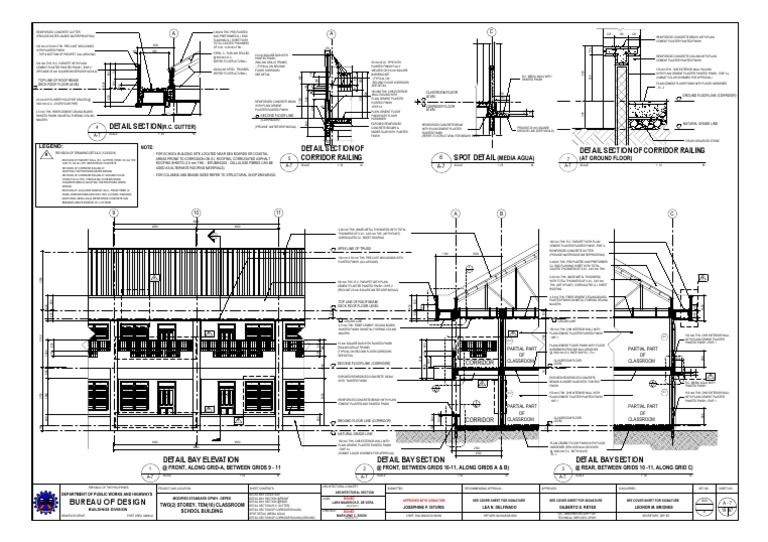 Detail Section: (R.C. Gutter) | PDF | Reinforced Concrete | Concrete
