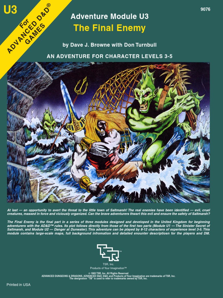 Final Enemy - 1st Edition.pdf | Dungeons & Dragons | Fantasy Role Playing Games