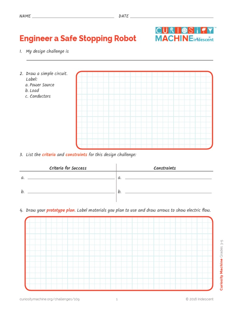 Engineer A Safe Stopping Robot: Criteria Constraints | PDF