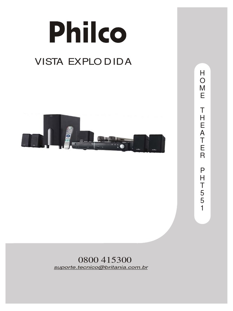 Philco PHT 551 PDF | PDF | Dispositivos semicondutores | Semicondutores