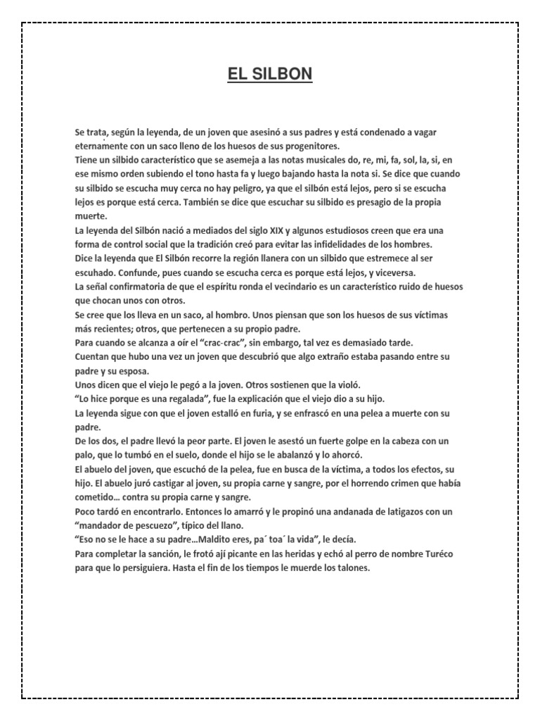 El Silbon | PDF