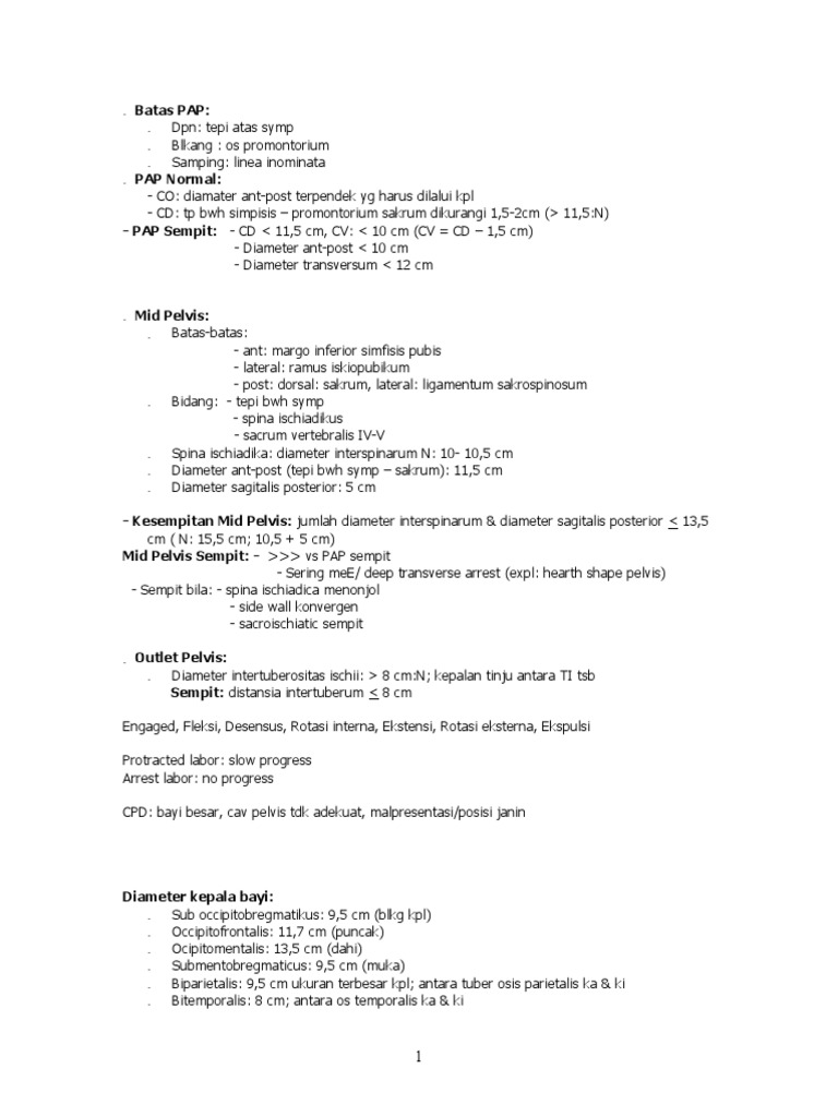 Ukuran Panggul | PDF