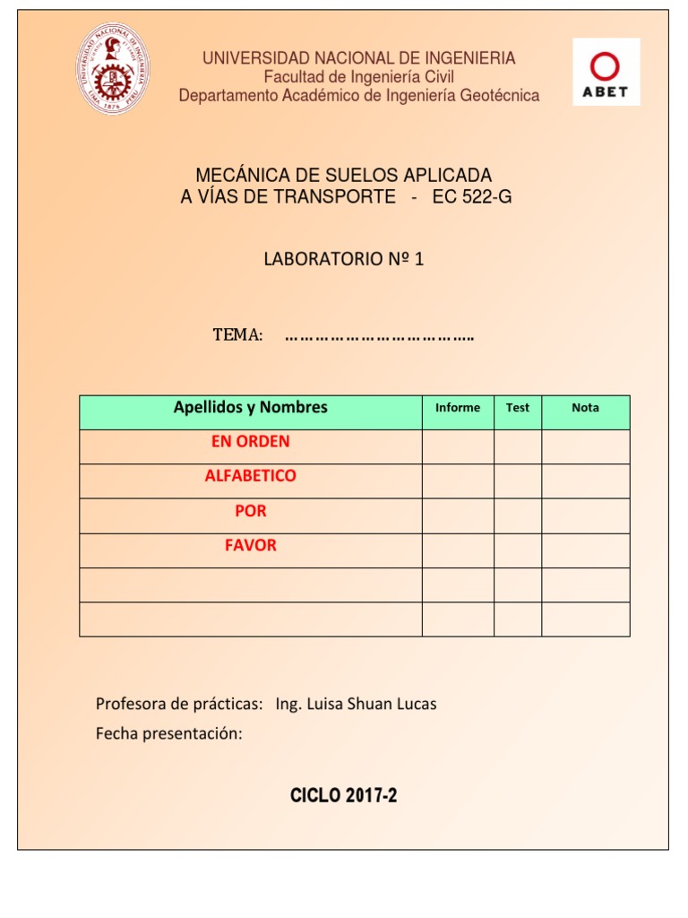 Caratula Sugerida-Laboratorio Ec522 | PDF
