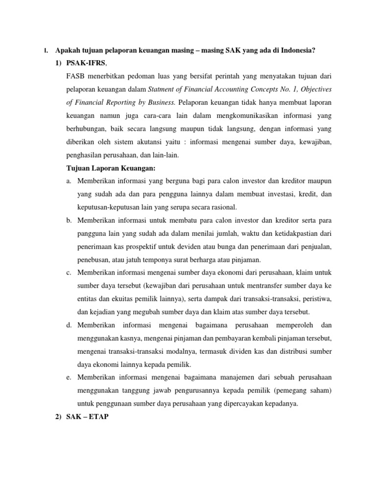 Psak - IFRS, SAK ETAP, SAK Syariah, SAP, SAK EMKM | PDF