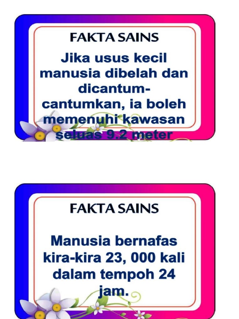 Fakta Sains | PDF