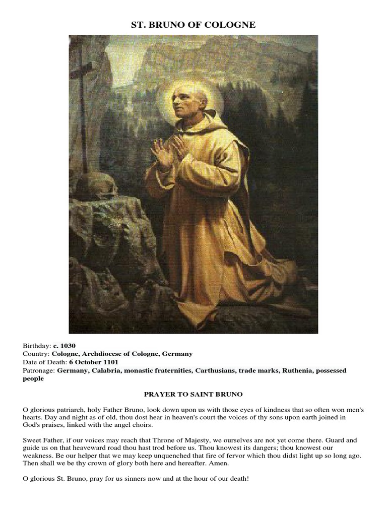 St. Bruno of Cologne | PDF