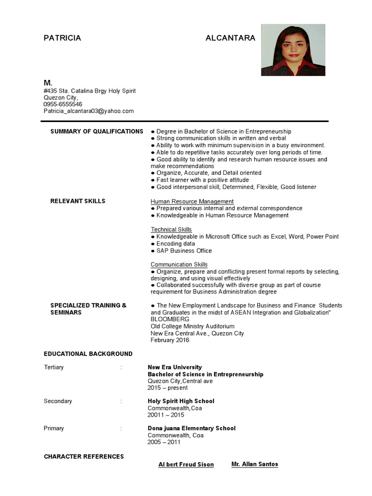 Pat Cvfinal | PDF | Communication | Change