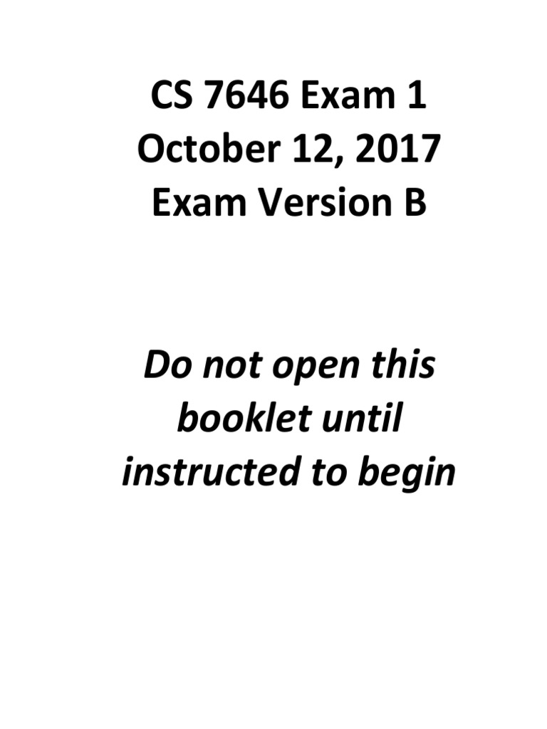 ML4T 2017fall Exam1 Version B | PDF | Order (Exchange) | Exchange Traded Fund