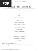 Cara Hitung Rumus Togel | PDF