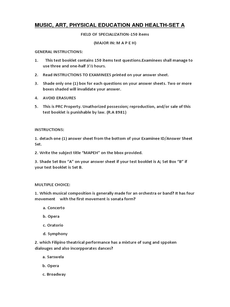 MAPEH 4 | Songs | Melody