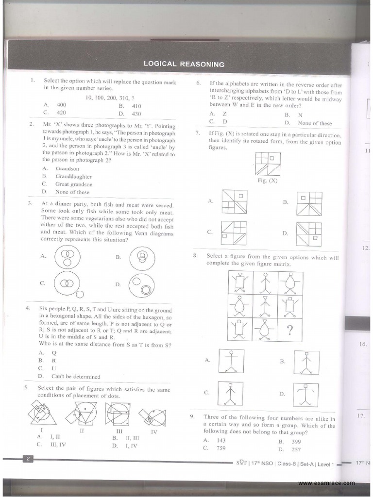 NSO Class 10 Solved Paper 2014 | PDF | Phase (Matter) | Venus NSO Class 10 Solved Paper 2014 | PDF | Phase (Matter) | Venus