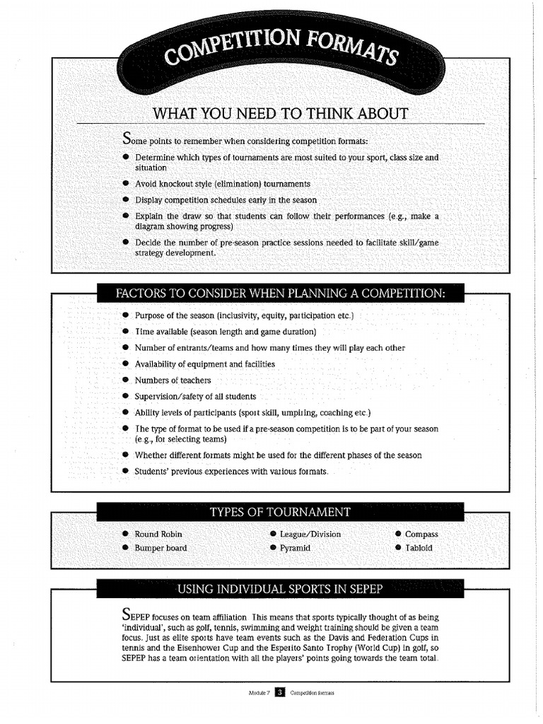 Tournament Draw | PDF