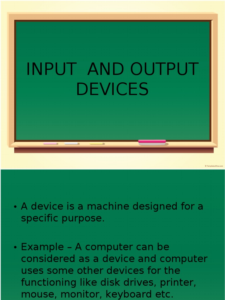 Input and Output Devices | PDF | Input/Output | Computer Keyboard