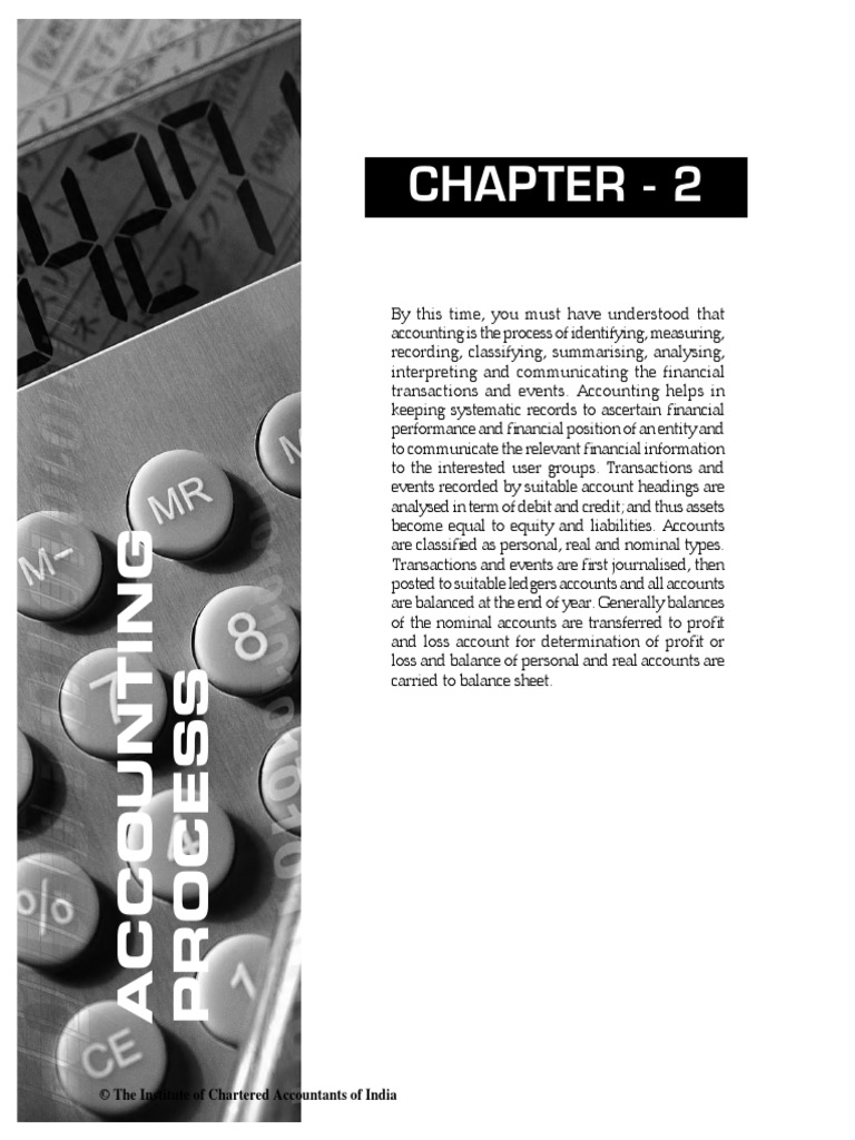 Chapter 2 Accounting Process Part 1 PDF | PDF | Debits And Credits ...