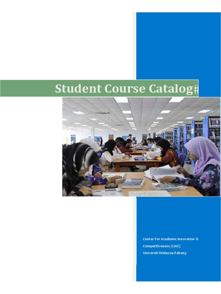 Course Catalog | PDF