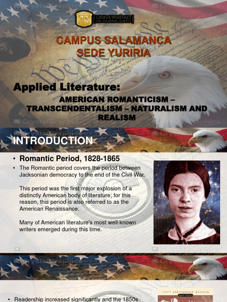 American Literary Movements Overview | PDF | Transcendentalism ...