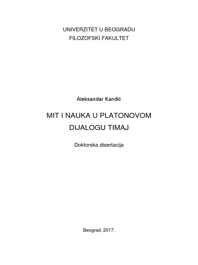 Platonov Dijalog | PDF