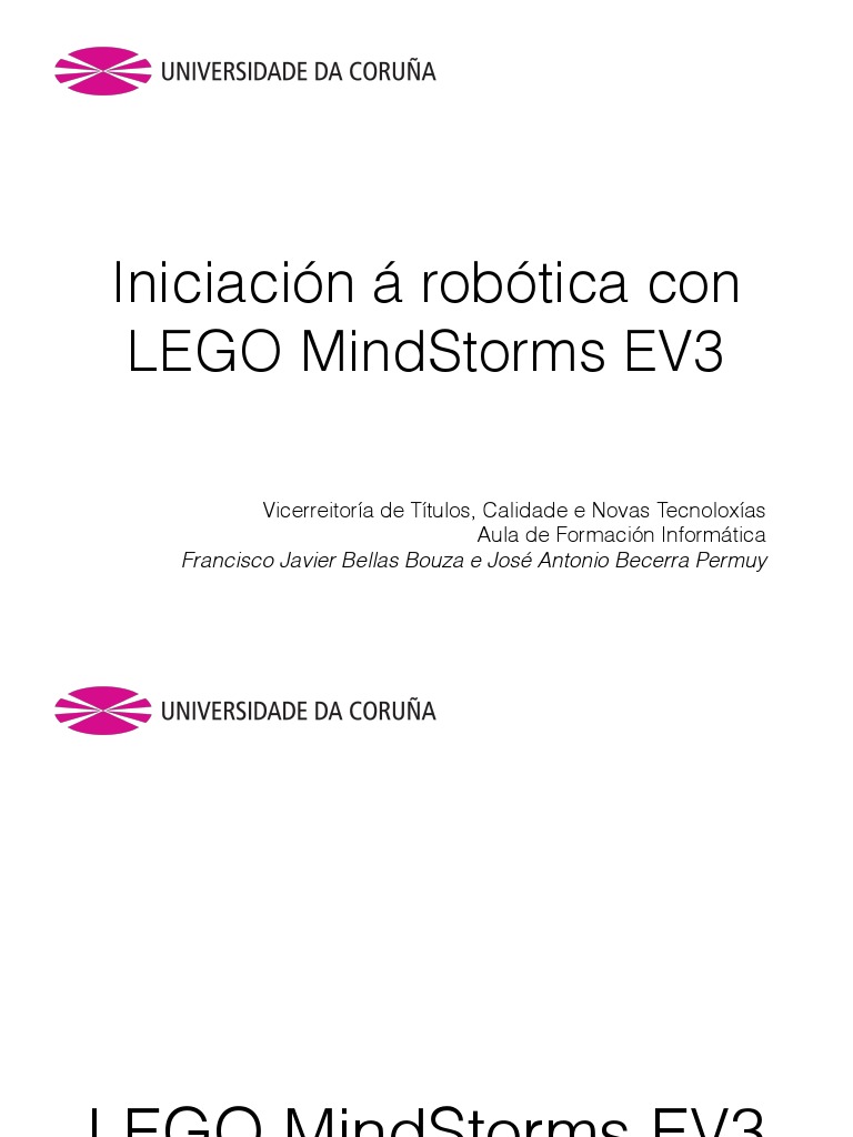 1 - Iniciación Á Robótica Con LEGO MindStorms EV3 | PDF | Programa de computadora | Programación