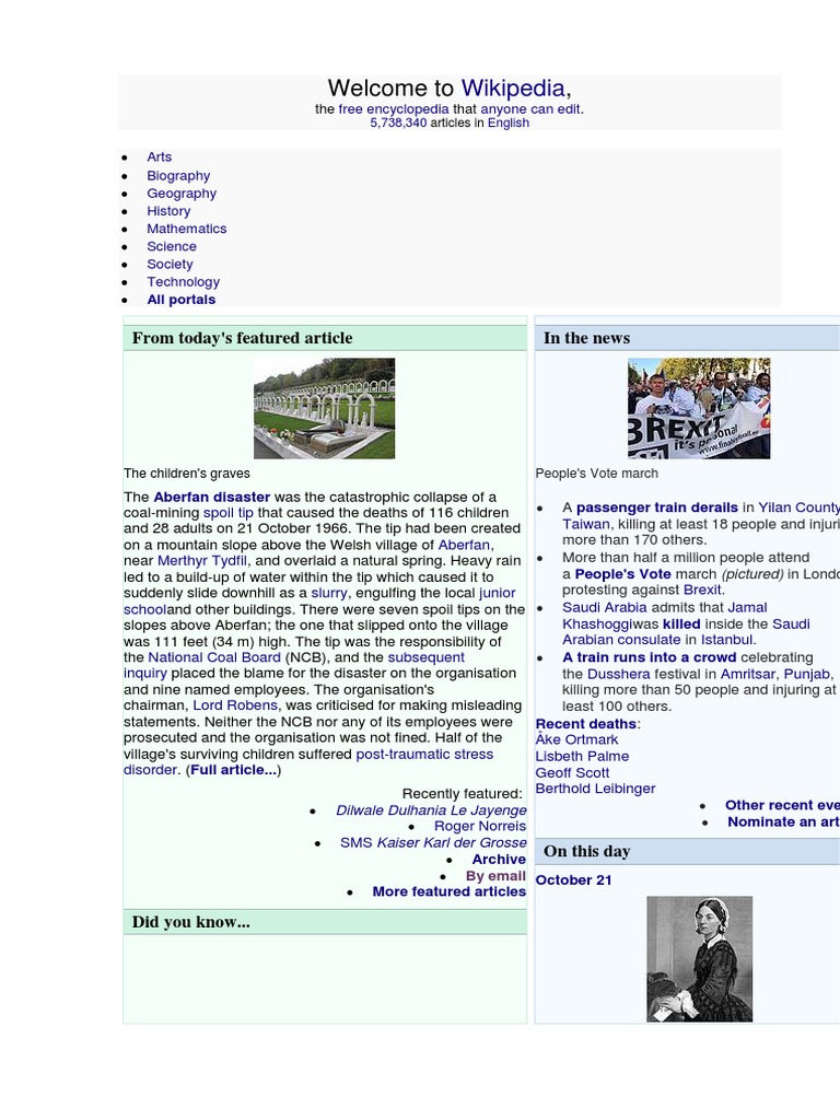 Welcome To ,: Wikipedia | PDF