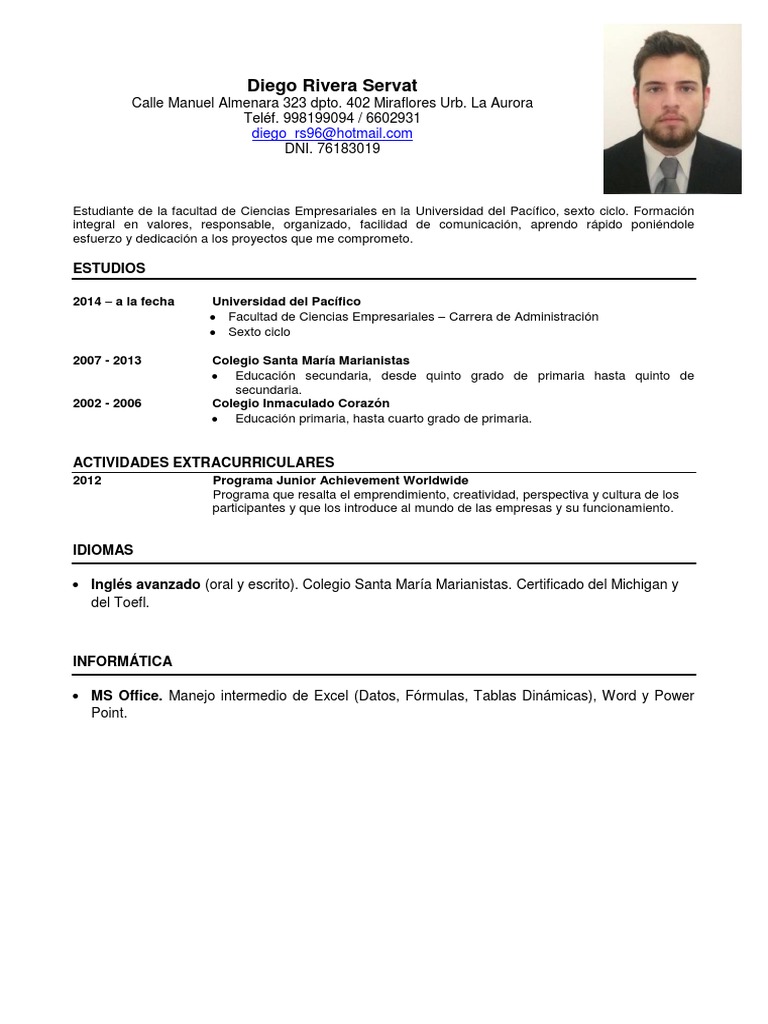 CV Diego Rivera | PDF