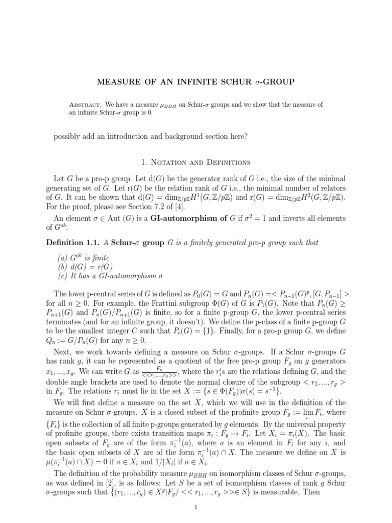 Abstract Algebra | PDF | Group (Mathematics) | Measure (Mathematics)