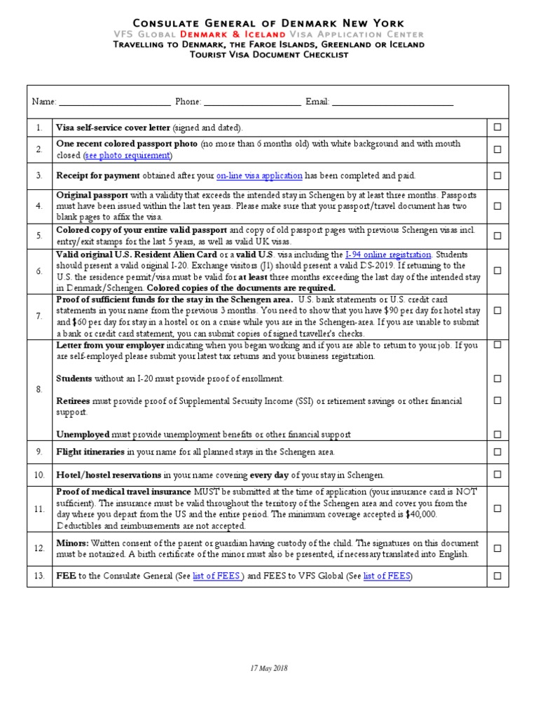 Tourist Visa Checklist | PDF | Travel Visa | Passport