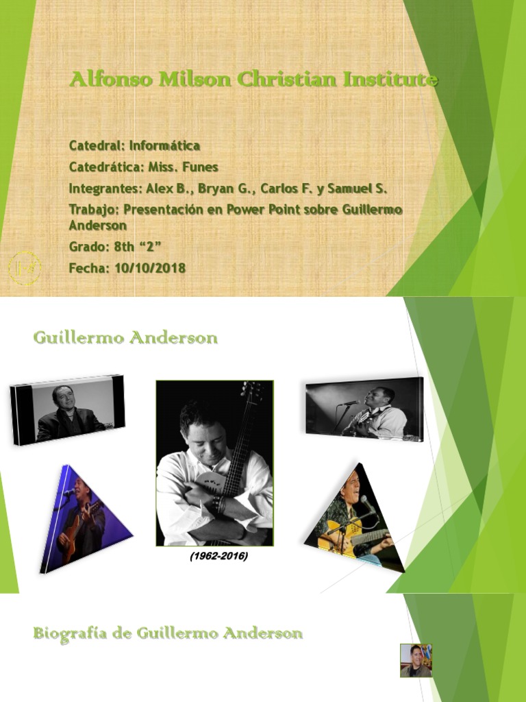 Guillermo Anderson 8th 2 | PDF