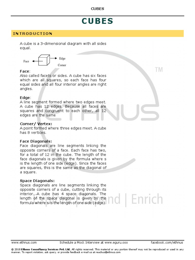 6-CUBES-30-Jul-2018 - Reference Material I - Cubes PDF | PDF ...