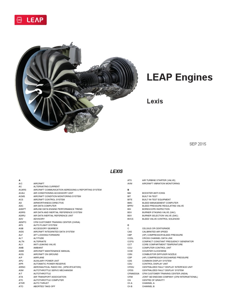 CTC-601 - Lexis - LEAP ENGINES - Sep 15 - (USB CD Lexis Version Only ...