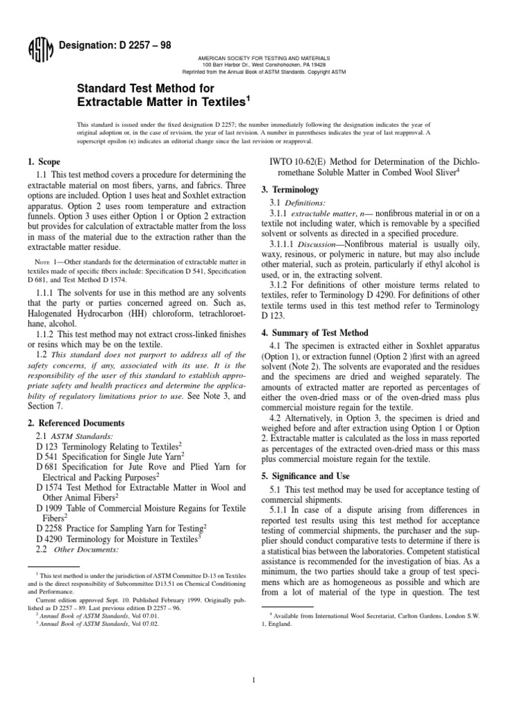 ASTM D2257.pdf | Standard Deviation | Chemistry