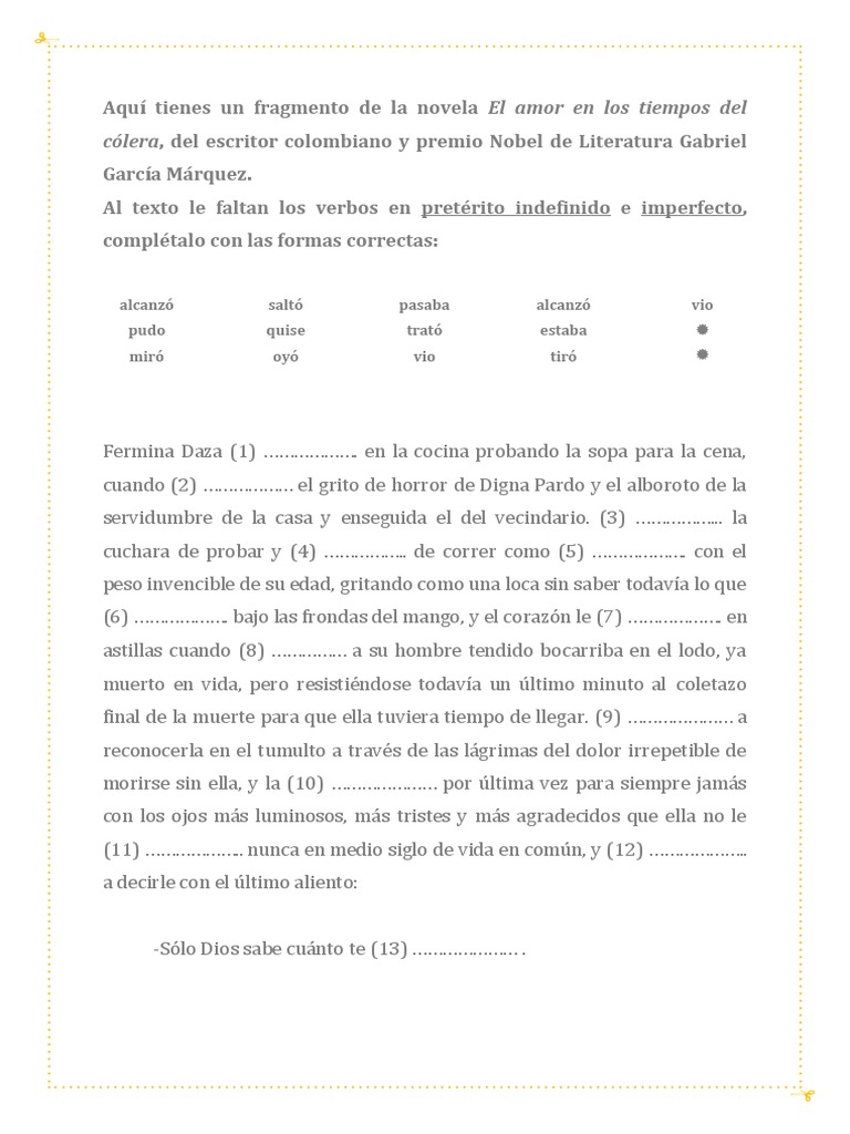 Contraste de Pasados | PDF