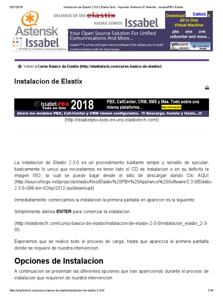 Instalacion de Elastix 2.3.0 - ElastixTech - Aprende Telefonia IP Asterisk - IssabelPBX-Elastix ...
