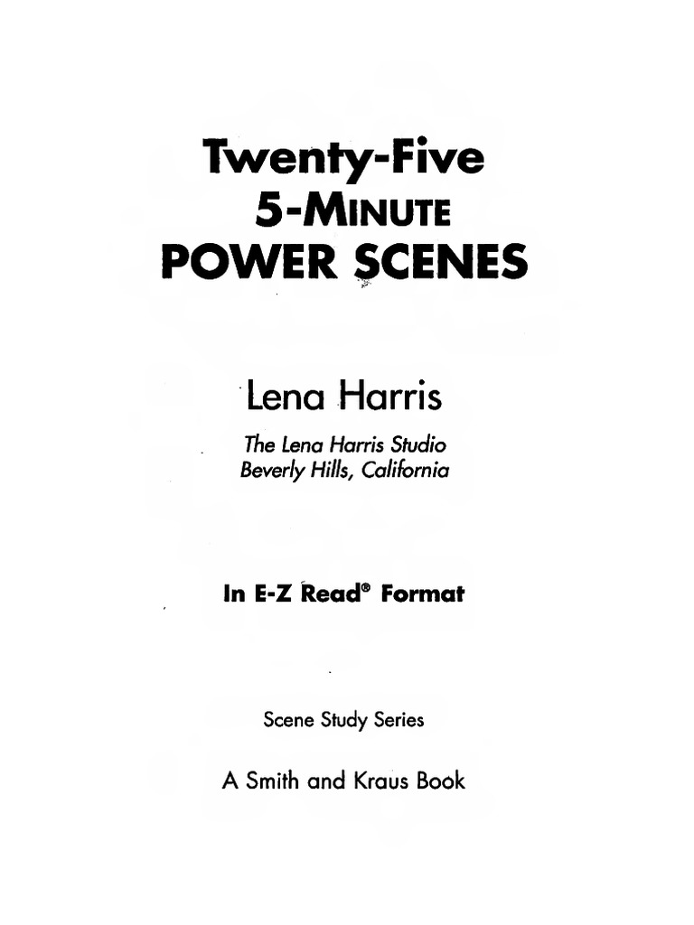 5-Minute Power Scenes | PDF