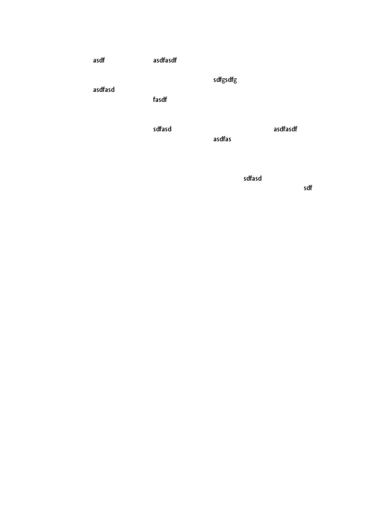 Asdf Asdfasdf SDFGSDFG Asdfasd Fasdf | PDF