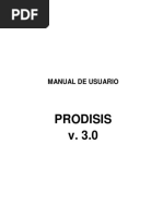Prodisis Manual | PDF | Programa de computadora | Programación