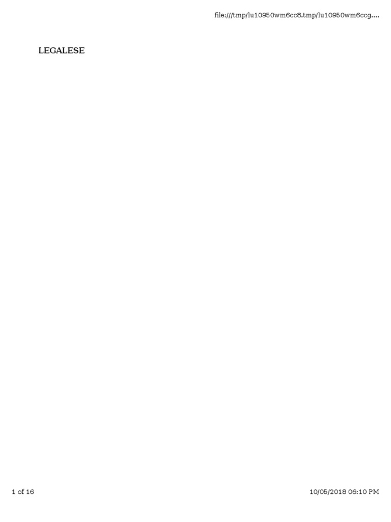 Legalese and Legal English | PDF | English Language | Common Law