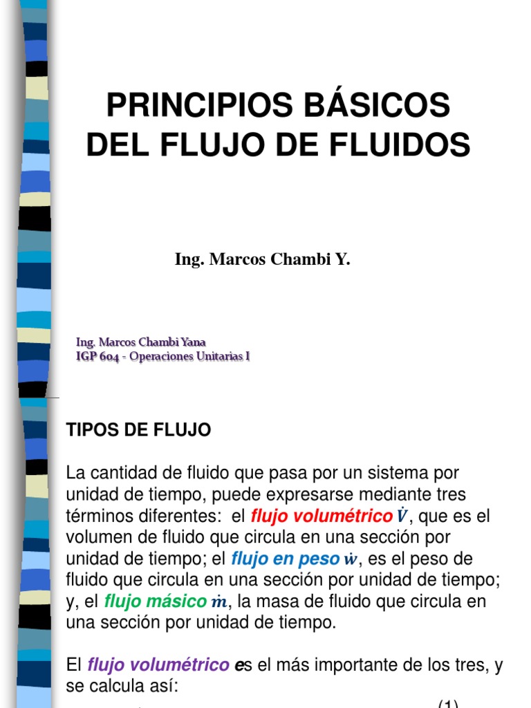 2-Principios Básicos Del Flujo de Fluidos | PDF | Bomba | Fluido