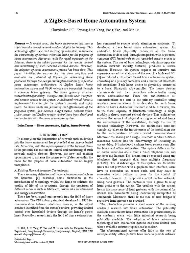 ZIGBEE | PDF | Wi Fi | Computer Network