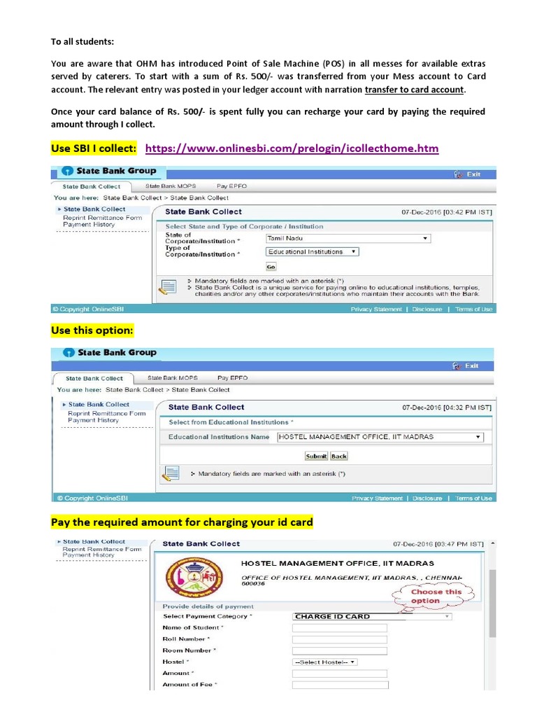 Recharging Id Card | PDF