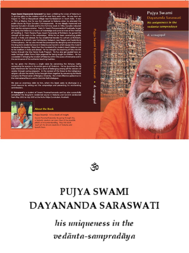 Pujya Swamiji | PDF | Vedanta | Ātman (Hinduism)